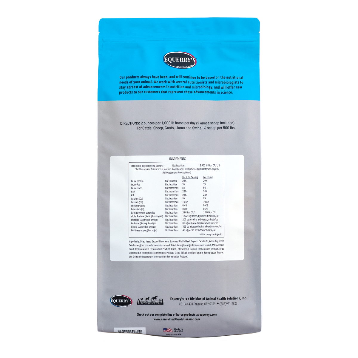 Large Animal Probiotic – Animal Health Solutions Inc