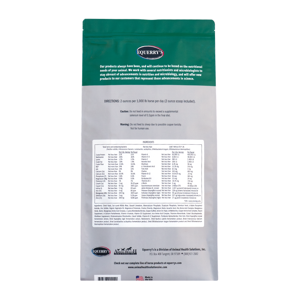 Plus – Animal Health Solutions Inc