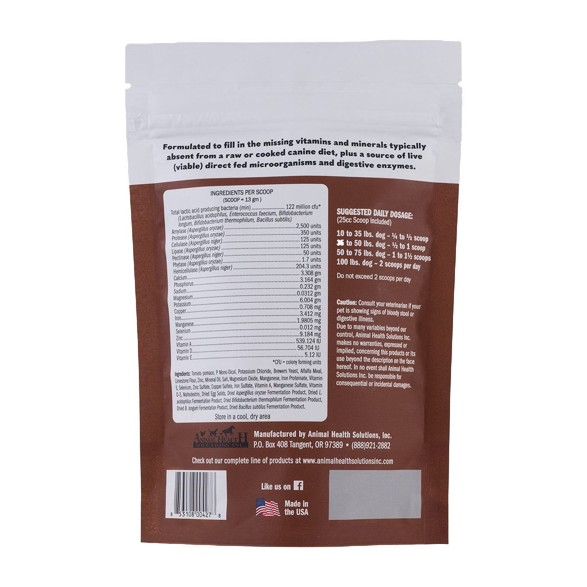 Natural Diet – Animal Health Solutions Inc